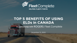 Canadian ELD Mandate - BigRoad
